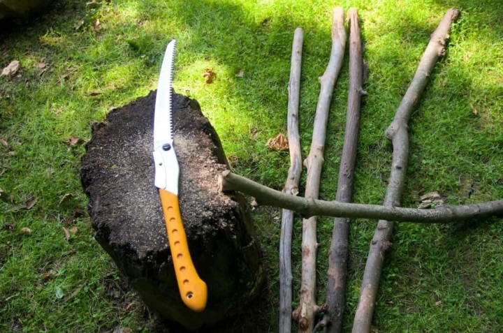 How to Build a Chicken Roost Out of Tree Branches