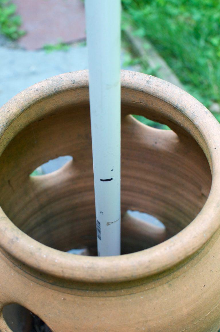 How to Make an Easy to Water Strawberry Pot