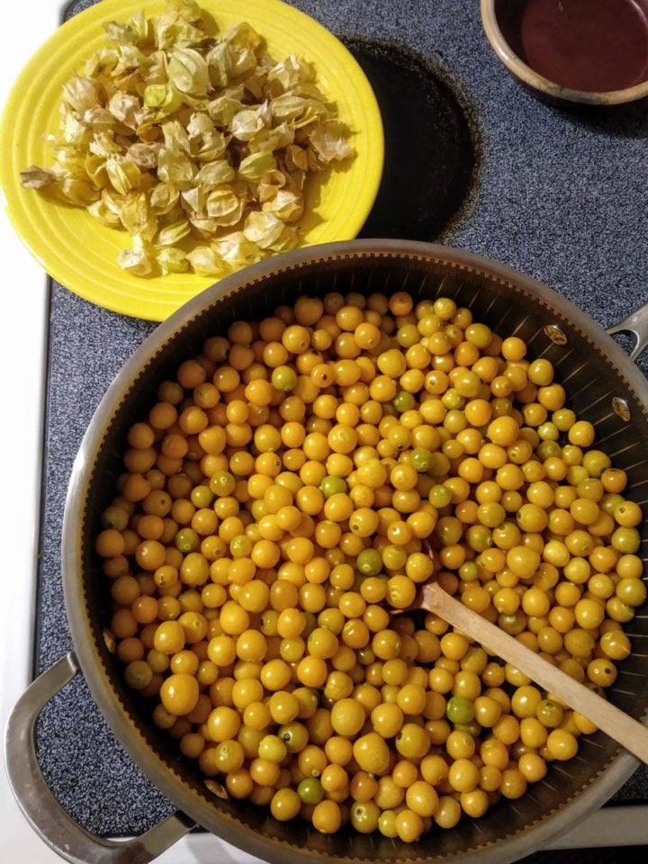 Homemade Ground Cherry Jam - No Pectin Required