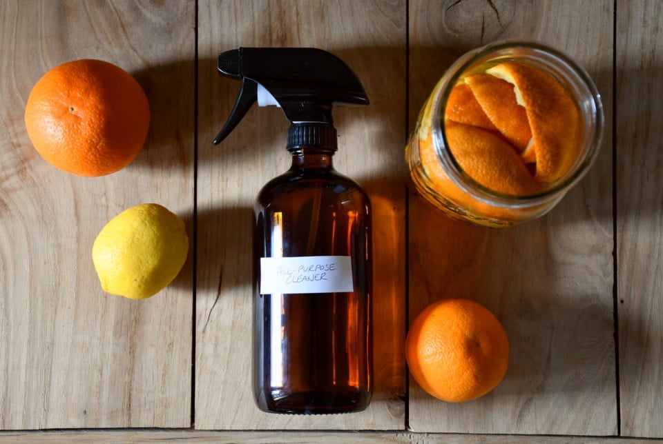 Make a Bottle of All-Purpose Natural Citrus Peel Cleaner