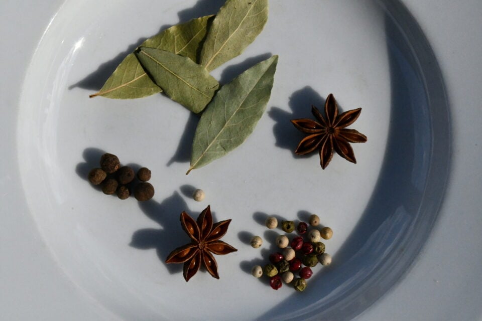 Easy Spiced Pickled Plums