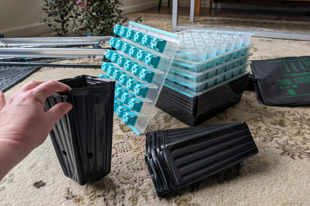 My Indoor Seed Starting Set Up + a Brilliant Hack