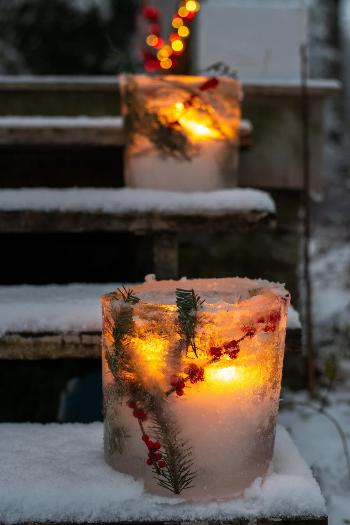 Make Easy Ice Luminaries + Helpful Tips for Stunning Results