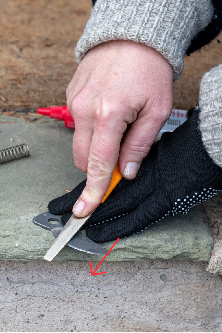 How to Easily Clean & Sharpen Rusty Pruning Shears